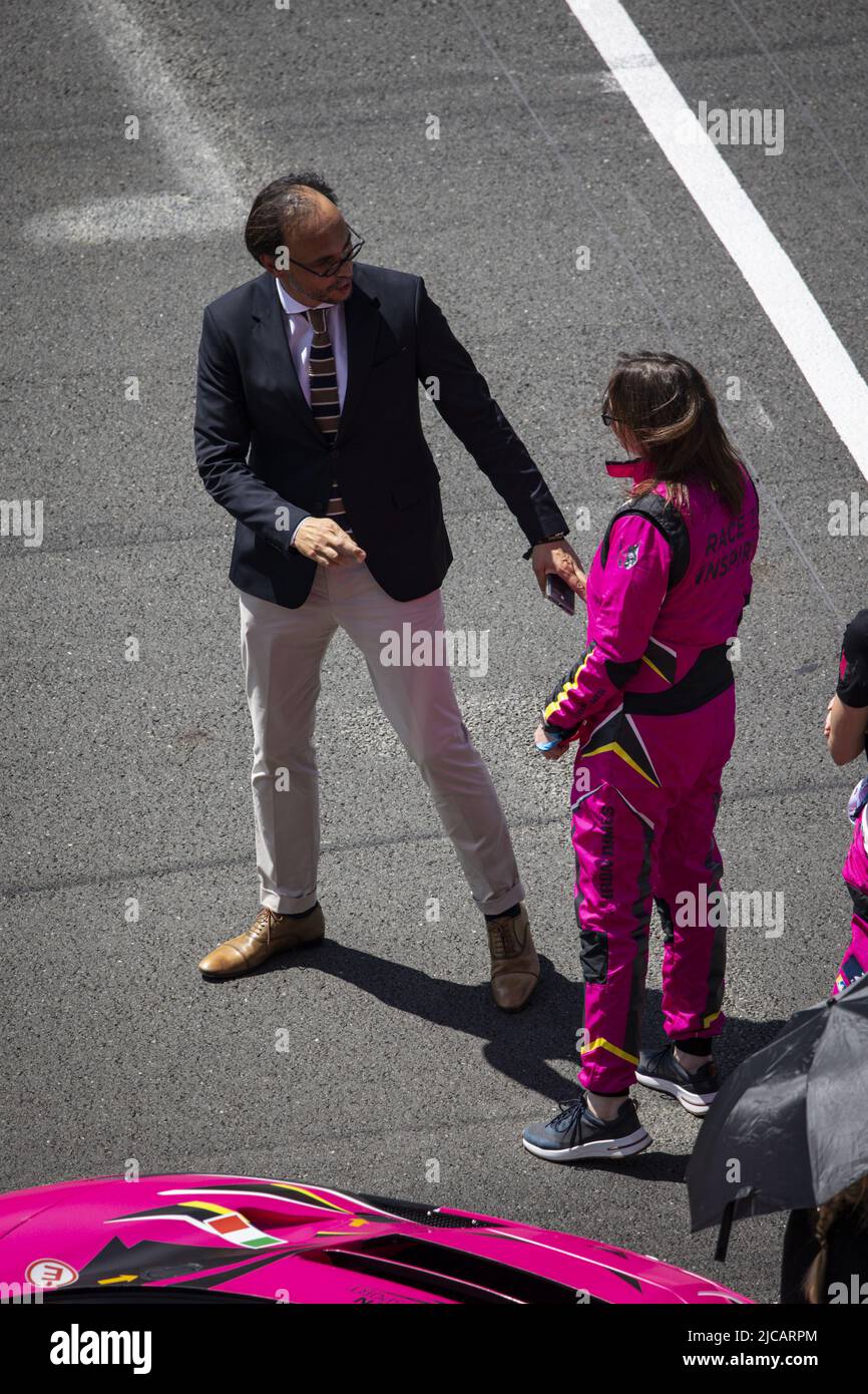 FFSA president DESCHAUX Nicolas with MAYER Deborah, portrait during the ...