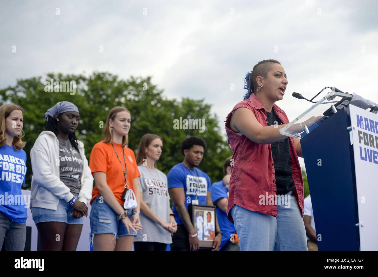 Parkland shooting survivor hi-res stock photography and images - Alamy