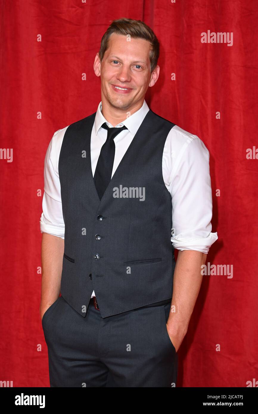 London, UK. 11 June 2022. James Sutton arriving at the British Soap ...