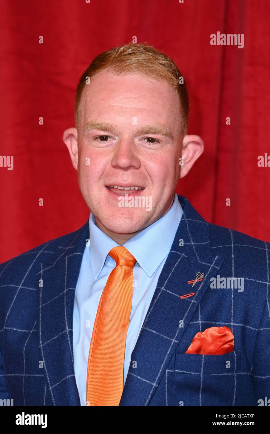 London, UK. 11 June 2022. Colson Smith arriving at the British Soap ...