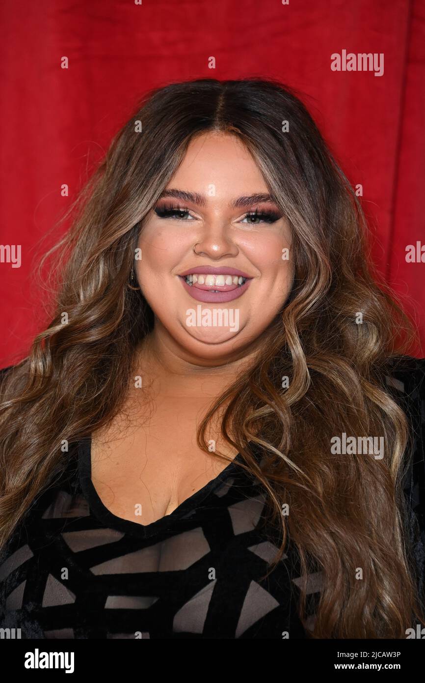 London, UK. 11 June 2022. Lily Best arriving at the British Soap Awards ...