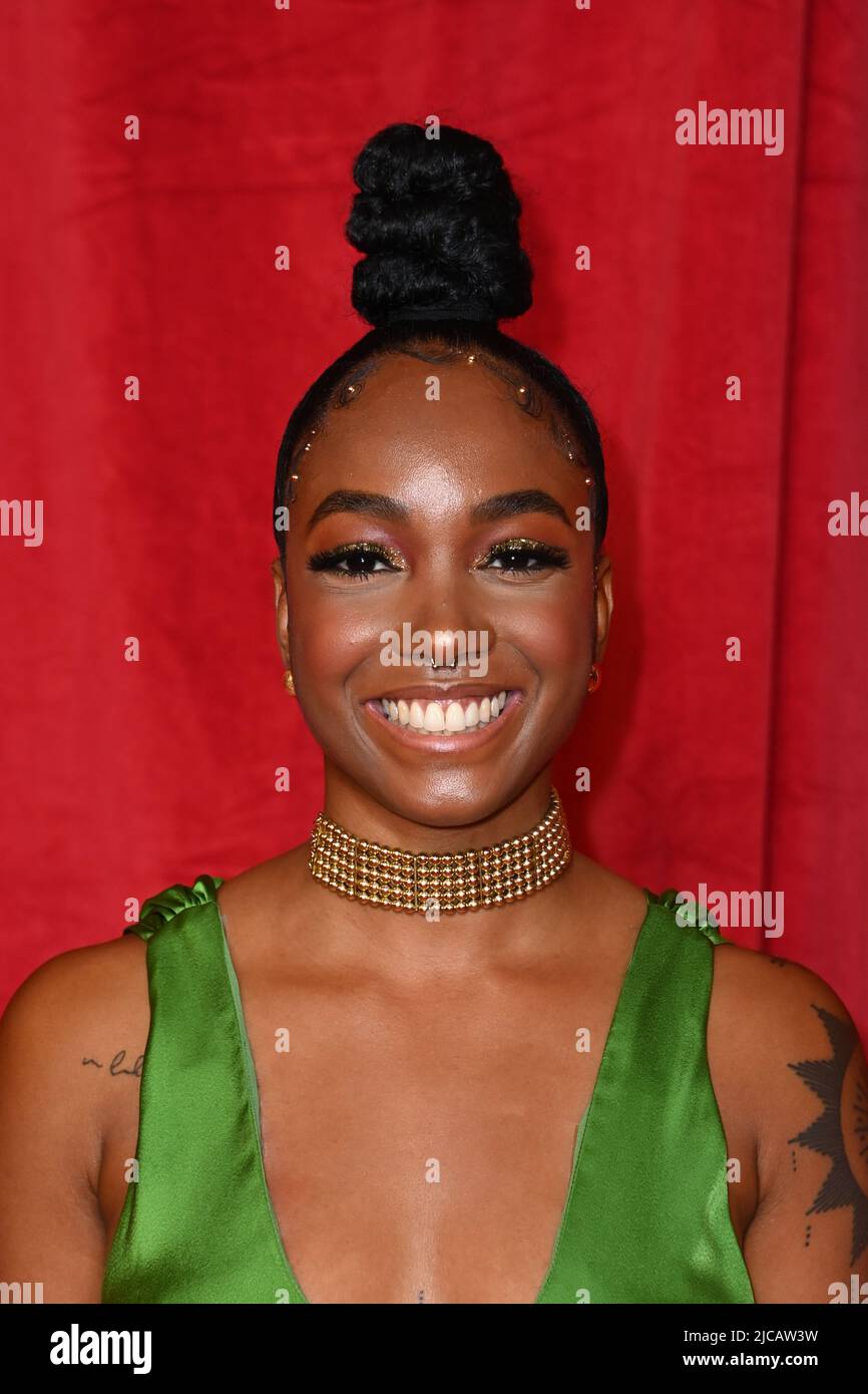 London, UK. 11 June 2022. Karene Peter arriving at the British Soap ...