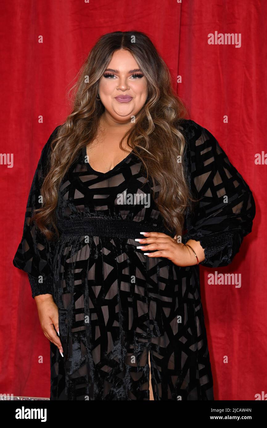 London, UK. 11 June 2022. Lily Best arriving at the British Soap Awards ...