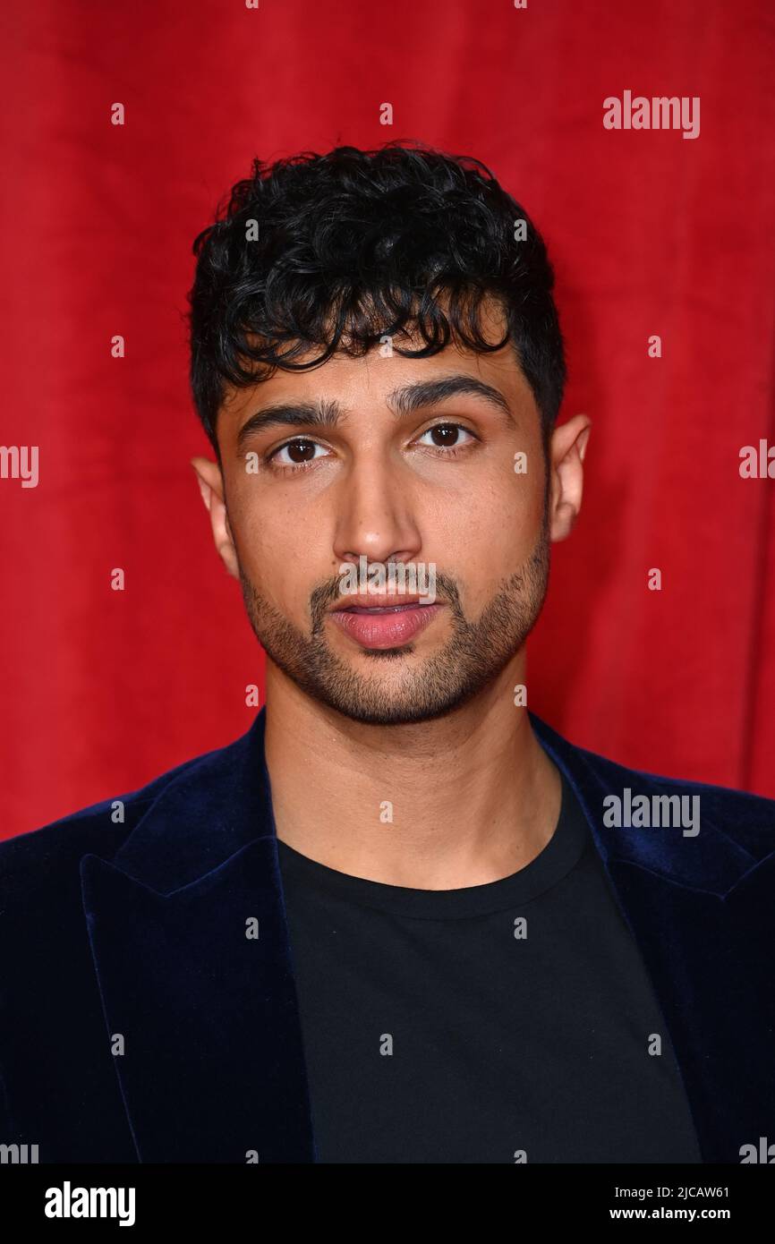London, UK. 11 June 2022. Omar Malik arriving at the British Soap ...