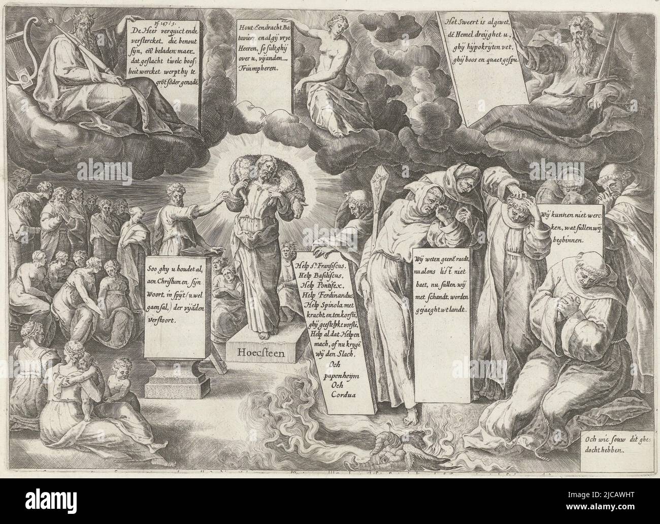 Cartoon on the Catholics after their losses in 1627 and 1629 ...