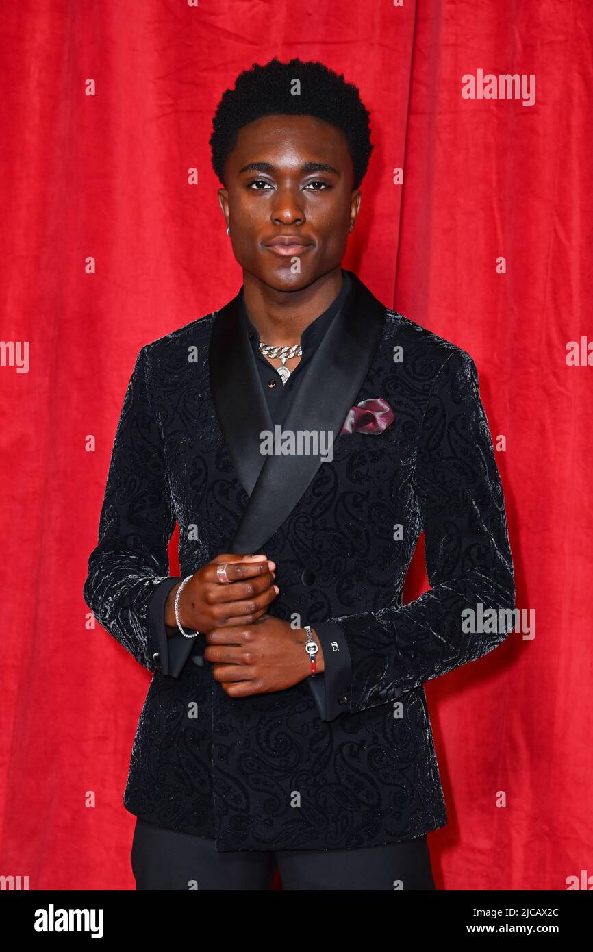 London, UK. 11 June 2022. Tomi Ade arriving at the British Soap Awards ...