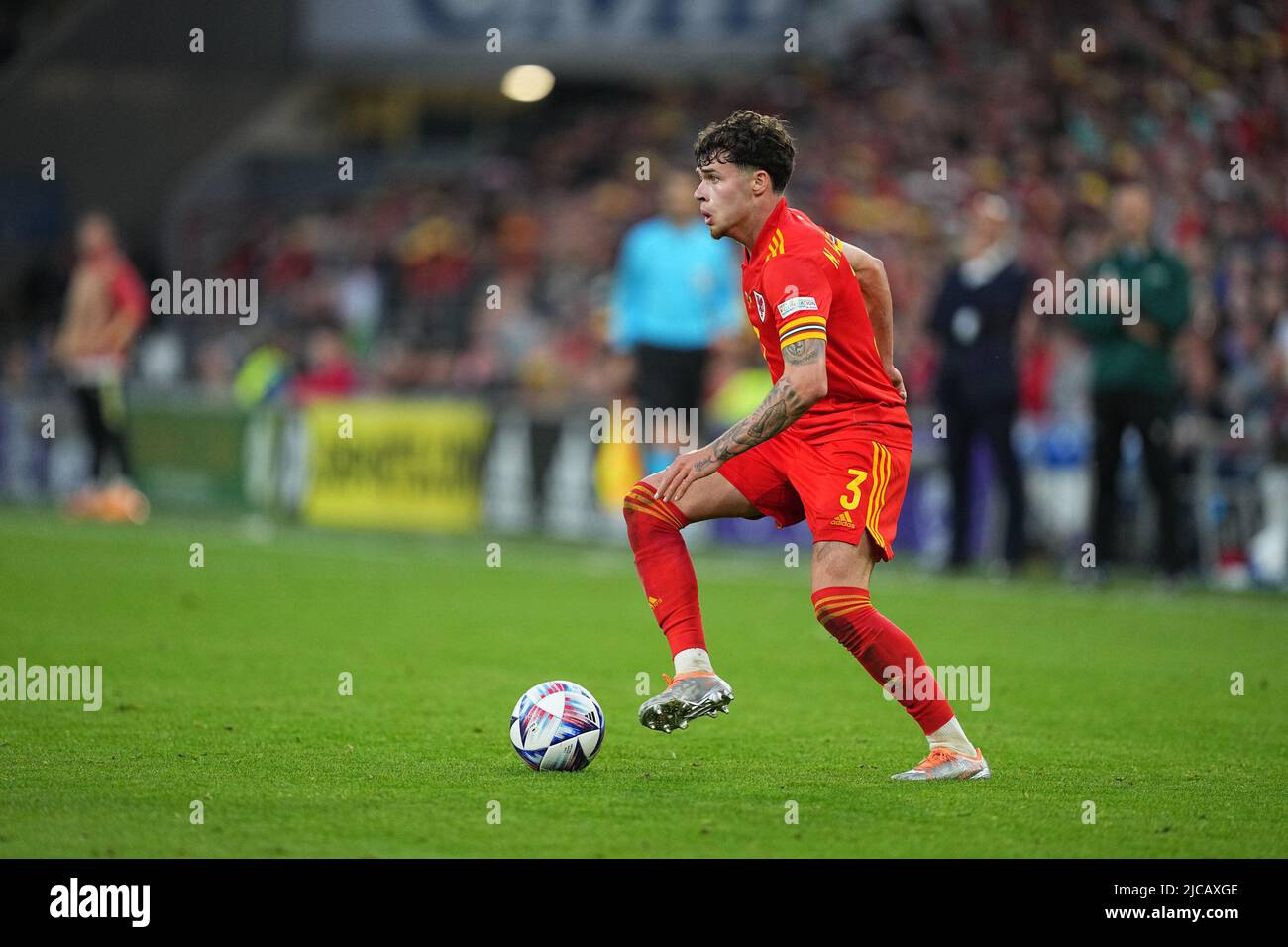 Neco Williams of Wales during the UEFA Nations League match between ...