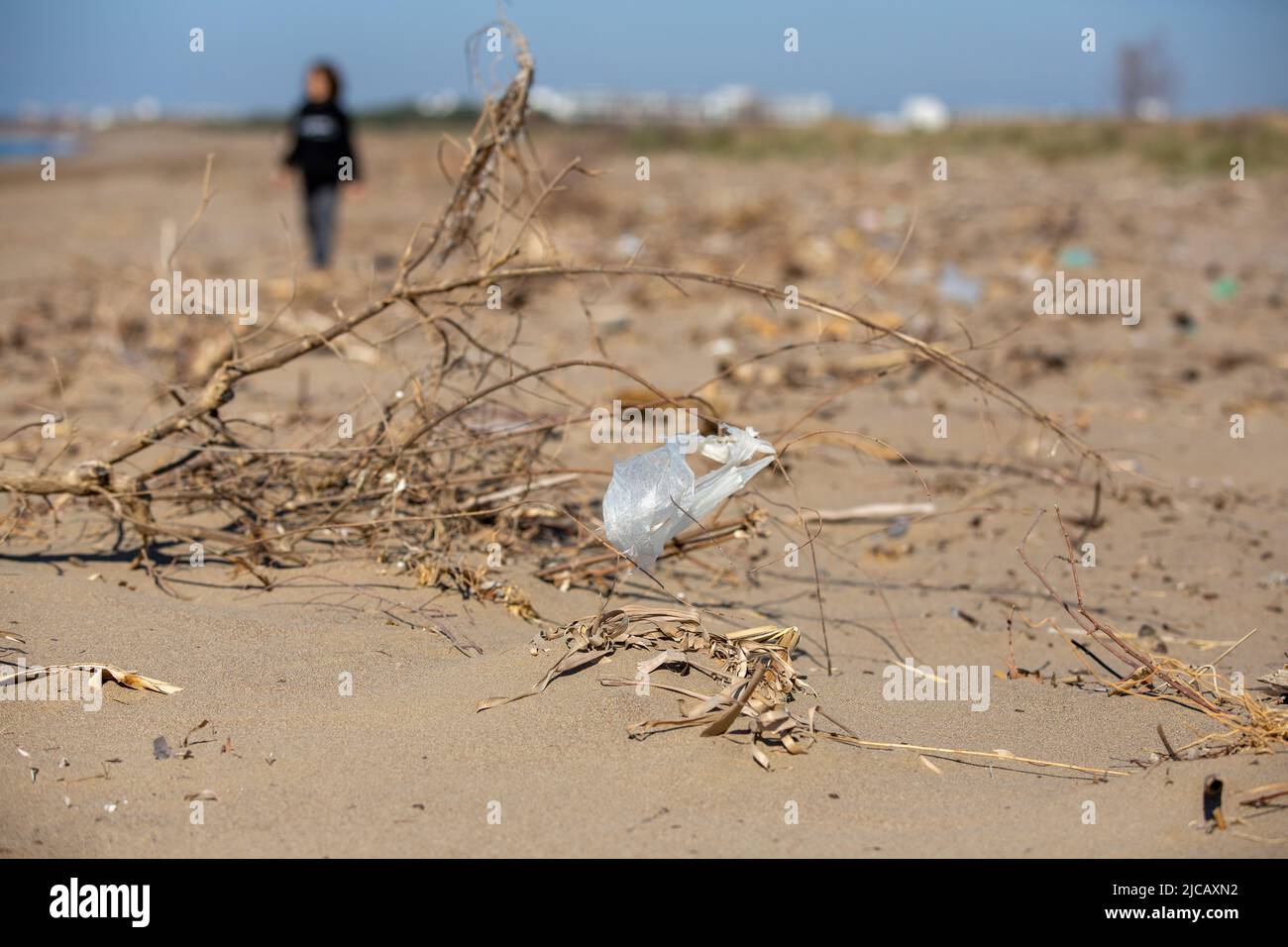 Environmental pollution on beaches Stock Photo - Alamy