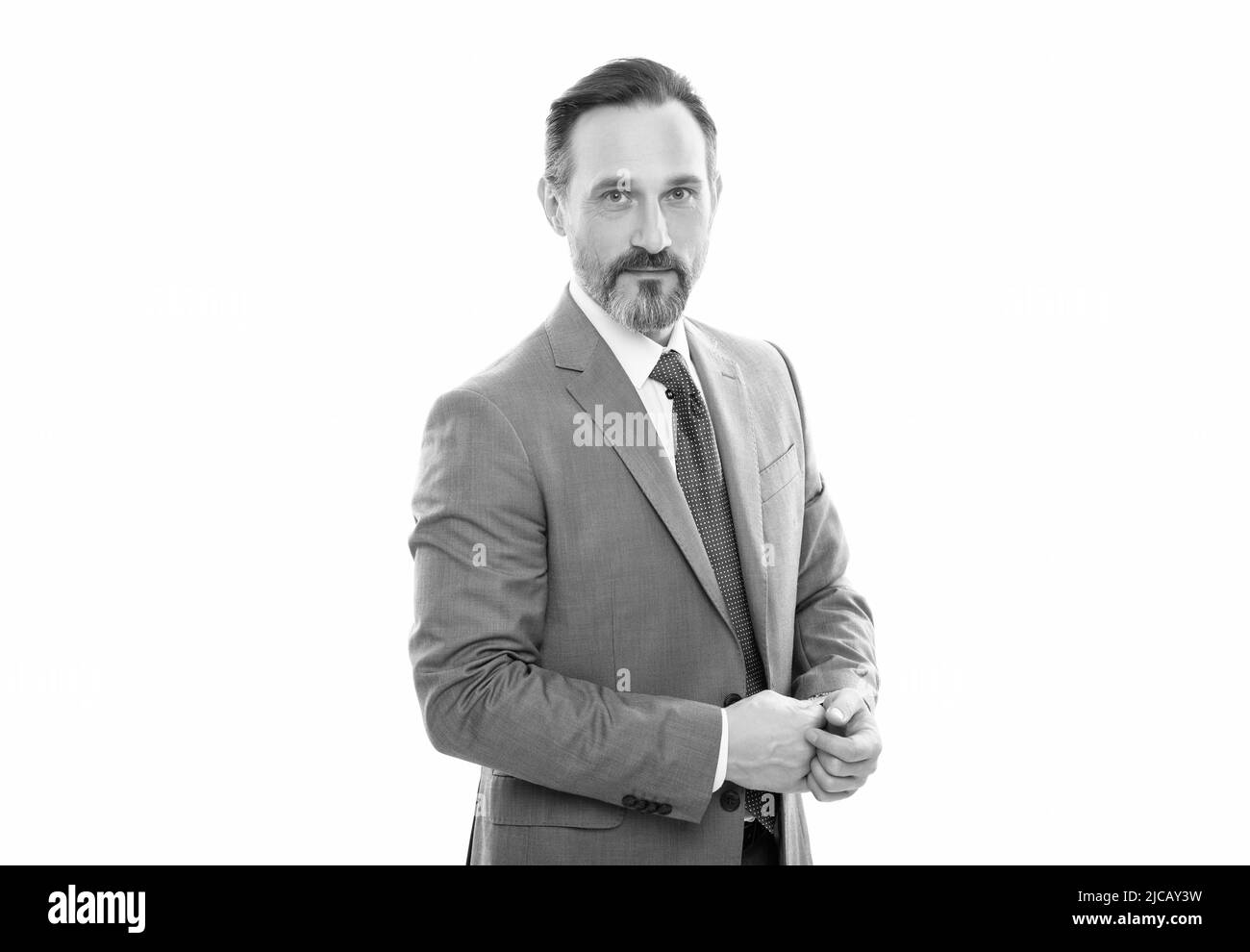 get ready. successful man in businesslike suit. entrepreneur or manager ...