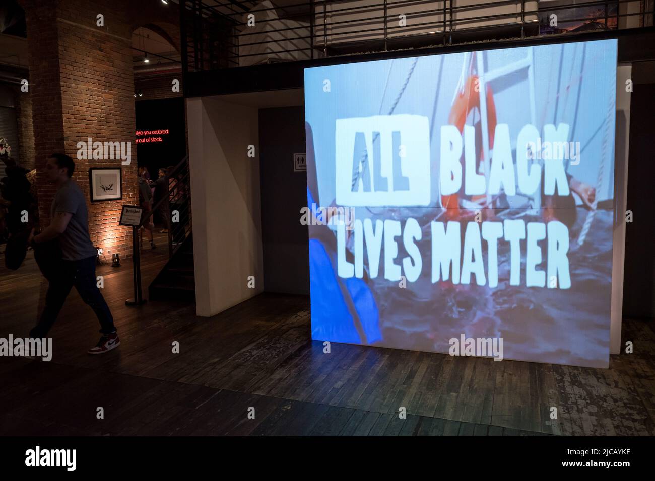 Seattle, USA. 11th Jun, 2022. BanksyLand Unauthorized and Unmasked. The ...