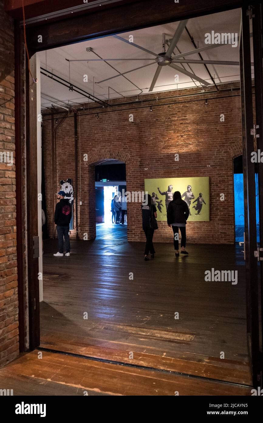 Seattle, USA. 11th Jun, 2022. BanksyLand Unauthorized and Unmasked. The ...