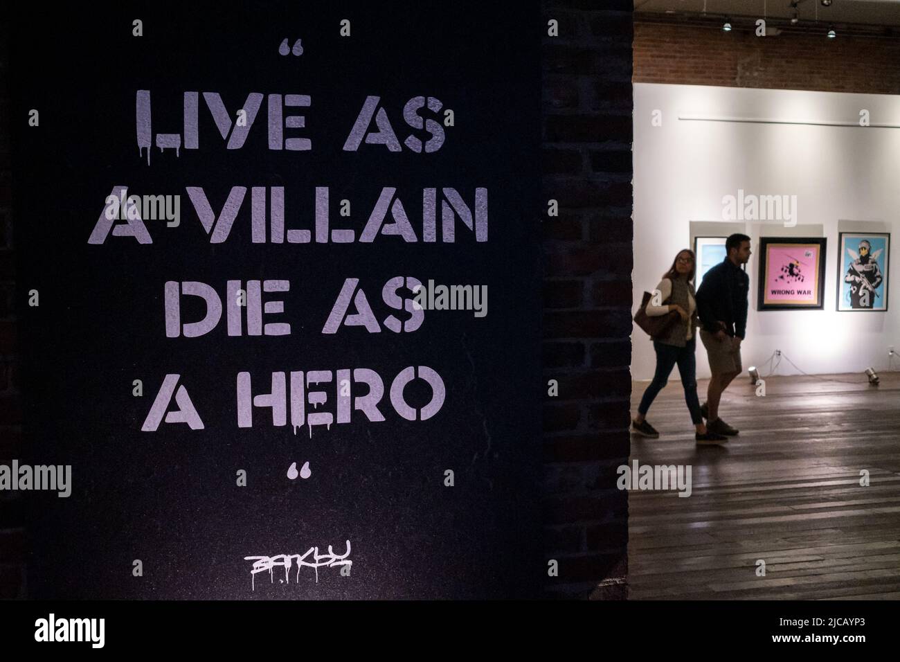 Seattle, USA. 11th Jun, 2022. BanksyLand Unauthorized and Unmasked. The ...