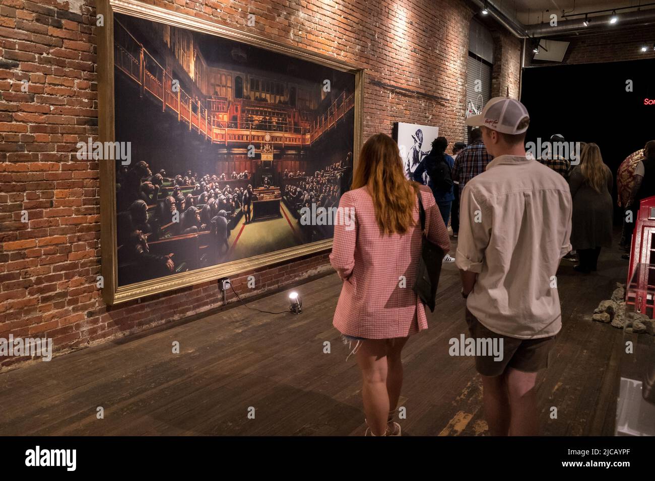 Seattle, USA. 11th Jun, 2022. BanksyLand Unauthorized and Unmasked. The ...