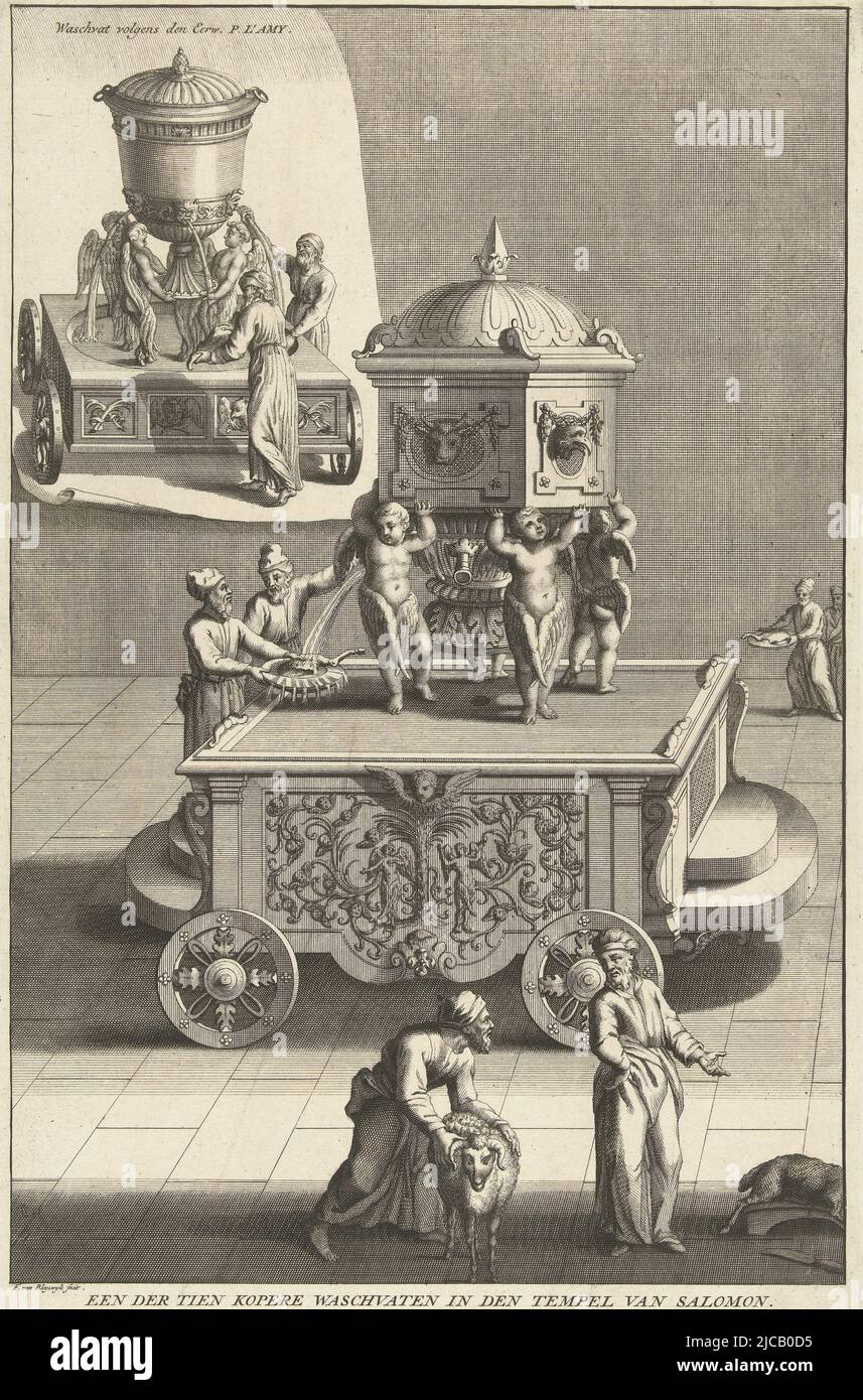 Brass laver or rinsing basin from the temple of Solomon for cleaning ...