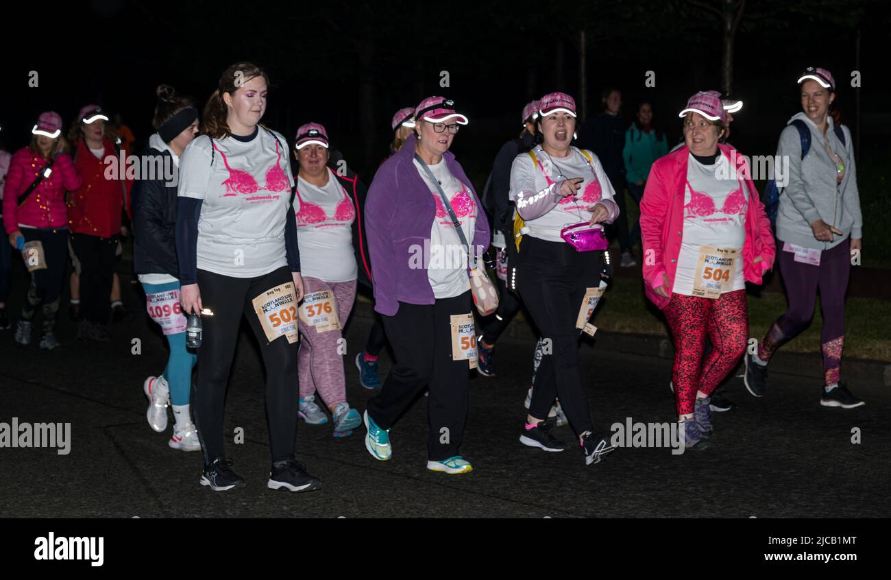 Edinburgh, Scotland, United Kingdom, 11th June 2022. Moonwalk 2022 ...