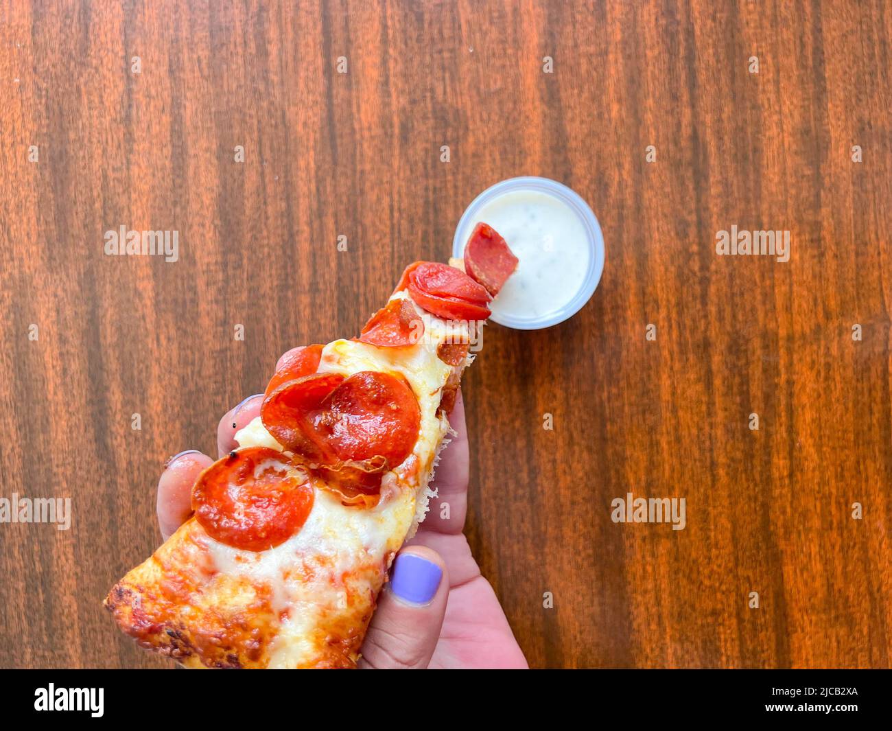 Ranch Dressing Pizza