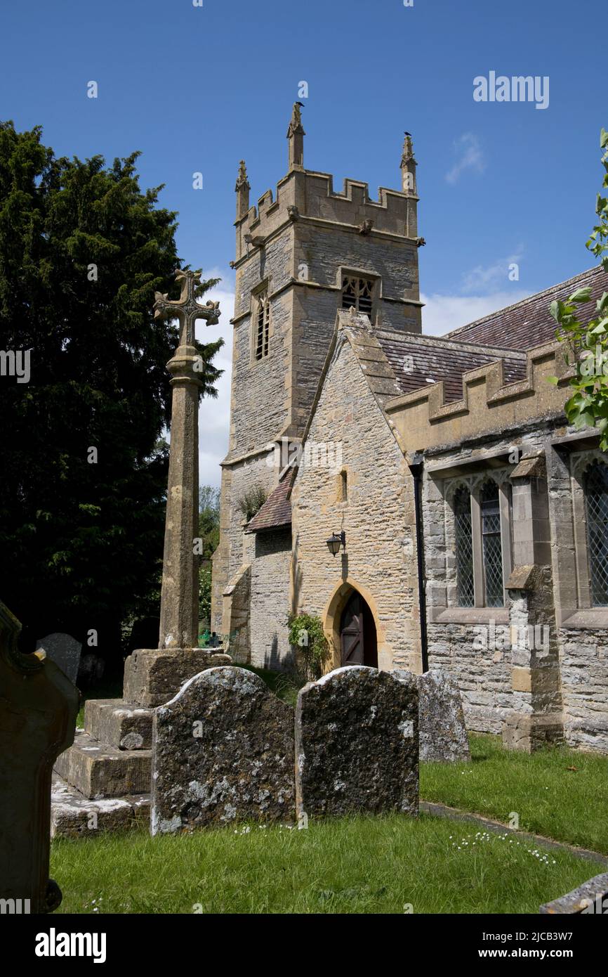 The Parish Church of St Nicholas in North and Middle Littleton near ...