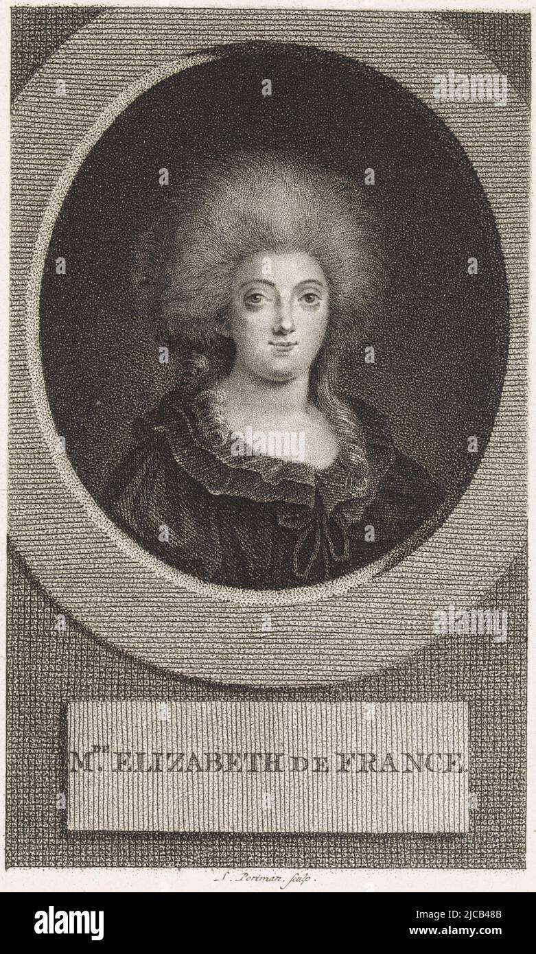 Portrait of Elisabeth Philippine Marie Helene, Princess of France ...