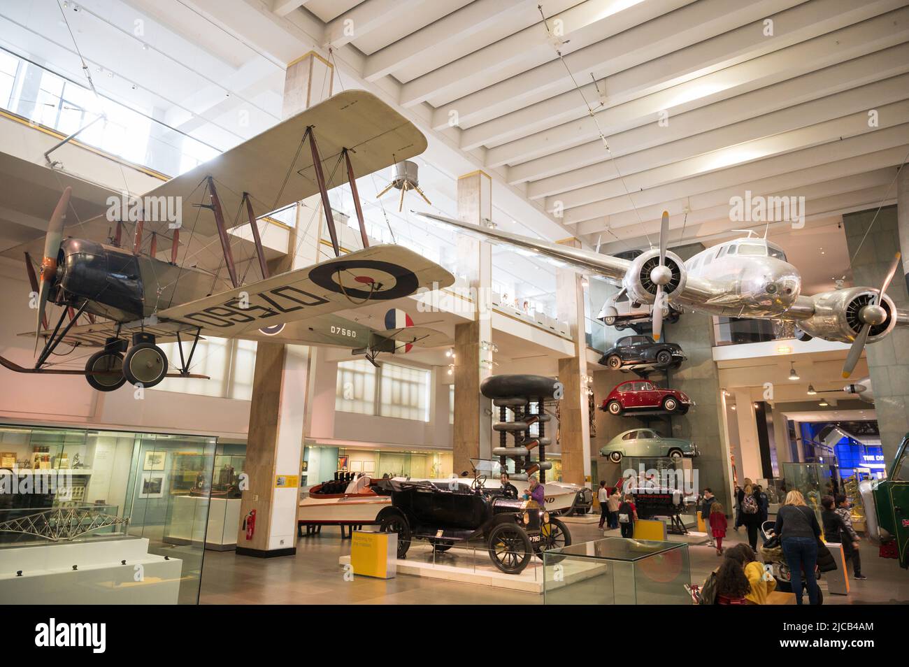 The Science Museum in London. Exhibition Road, South Kensington, London ...