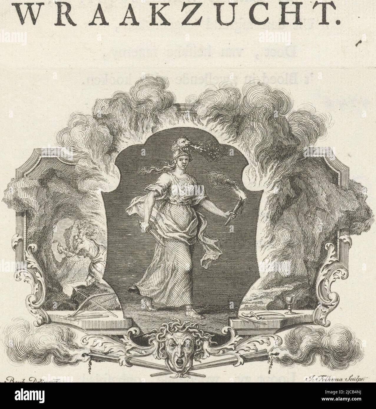 Two crossed burning torches vengeance holds hi-res stock photography ...