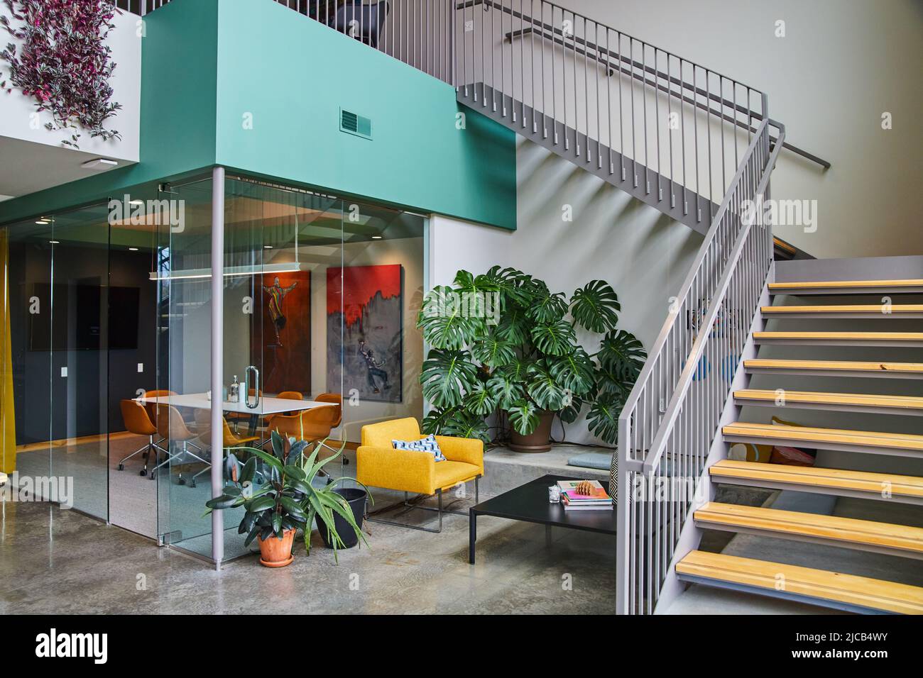 Staircase lobby design hi-res stock photography and images - Alamy