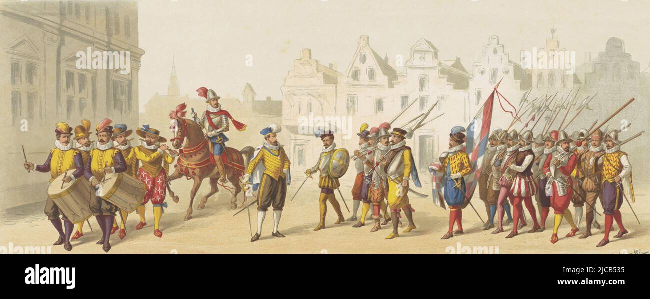 First slide showing part of the parade Part of the series of seven ...