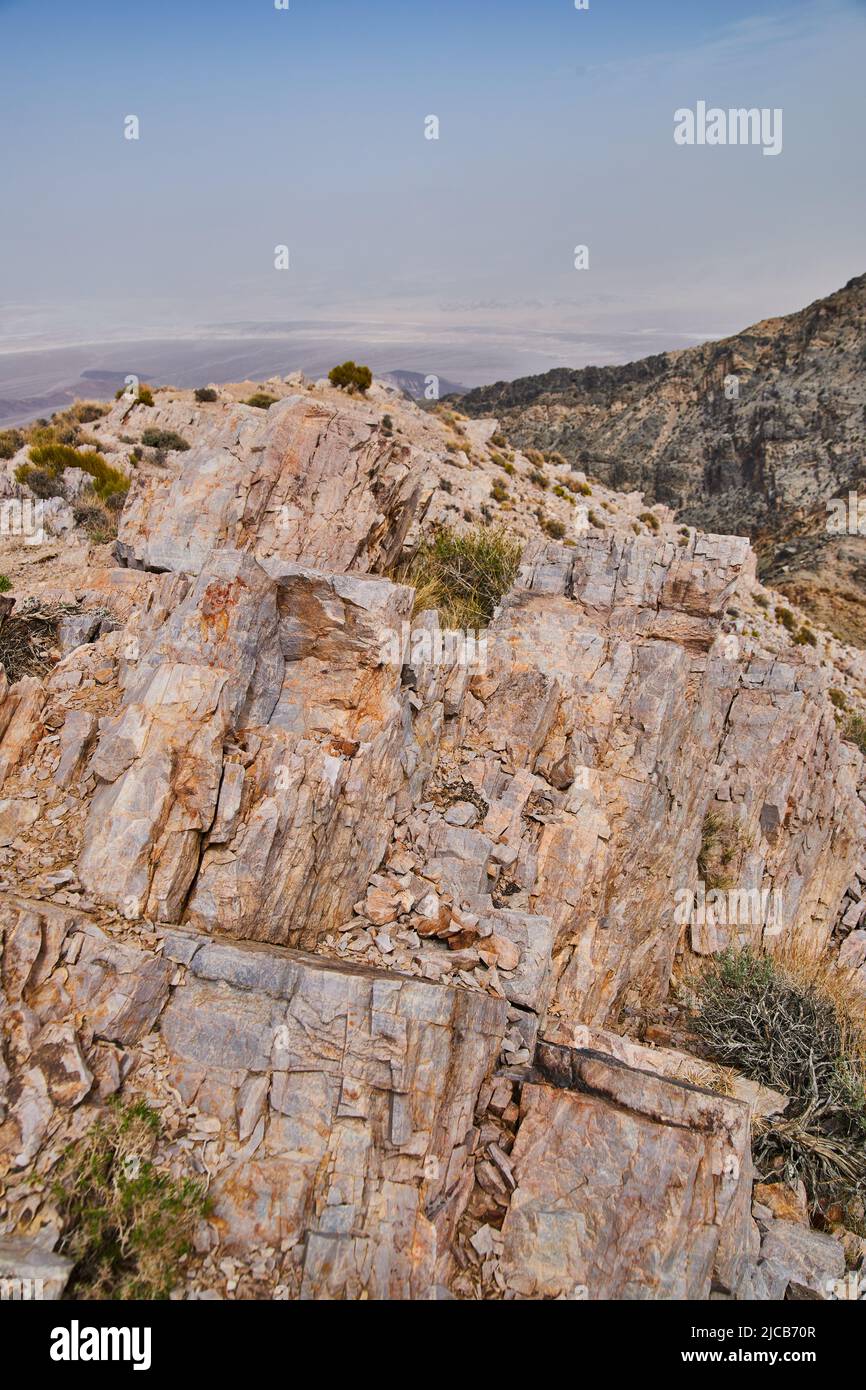 Large rock formation edge valley hi-res stock photography and images ...