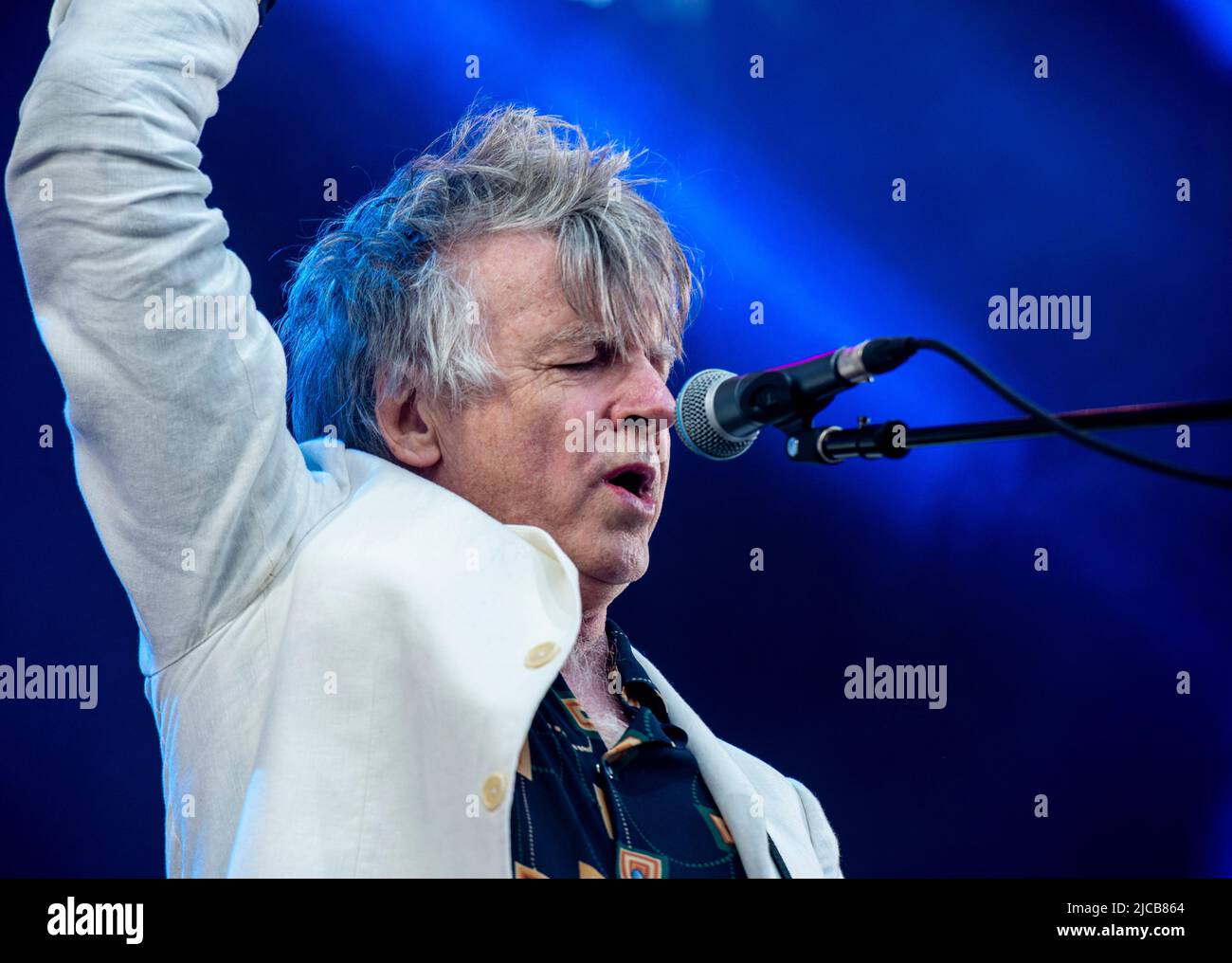 Scarborough, UK. 11th June, 2022. Crowded House vocalist and guitarist ...
