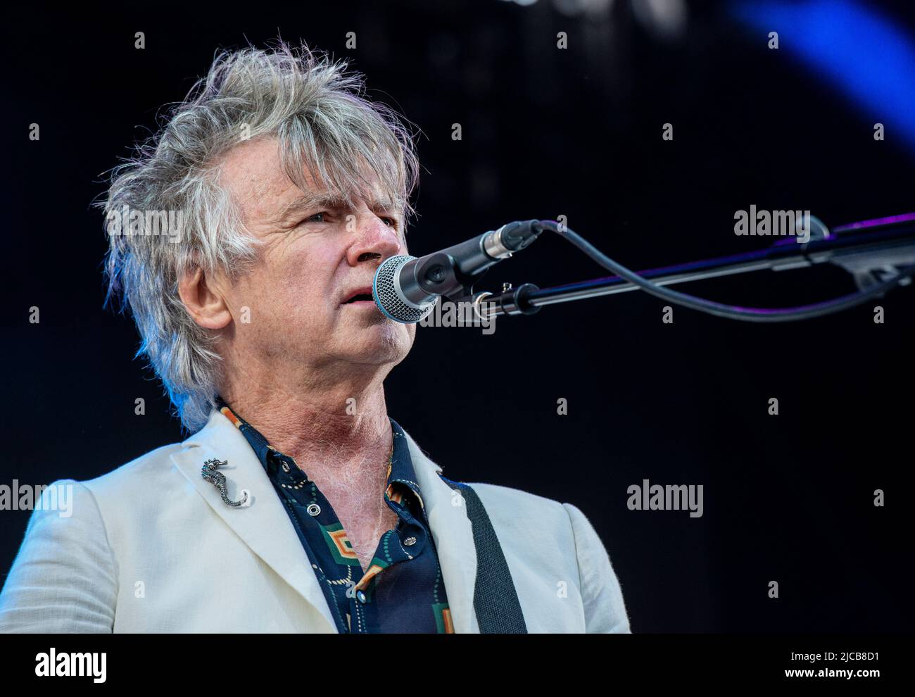 Scarborough, UK. 11th June, 2022. Crowded House vocalist and guitarist ...