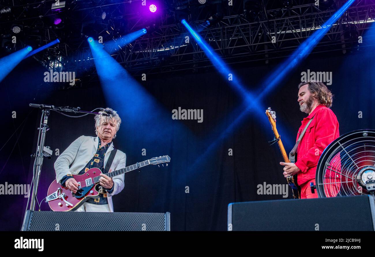 Scarborough, UK. 11th June, 2022. Crowded House founding member ...