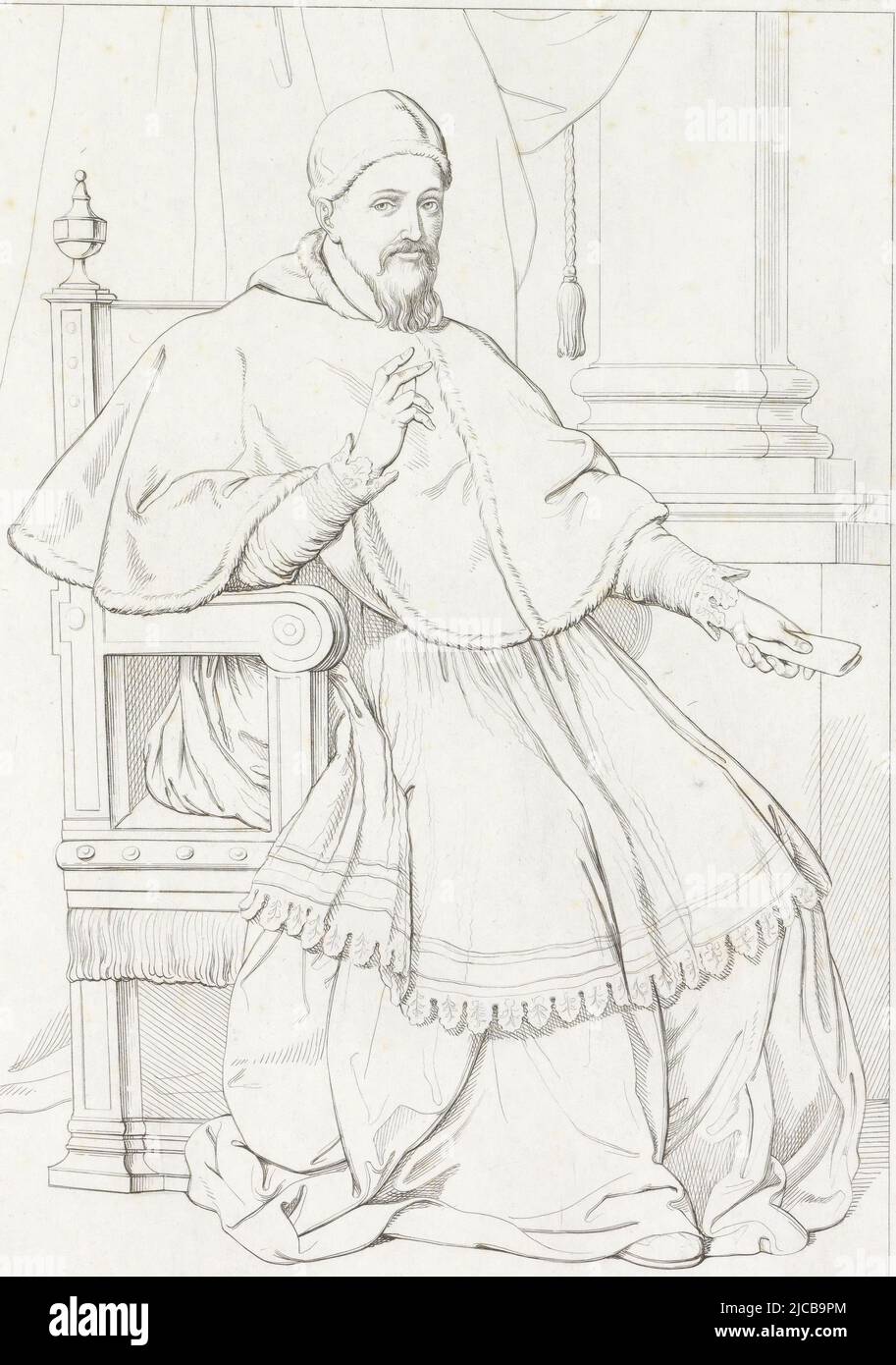 Pope urban viii seated hi-res stock photography and images - Alamy