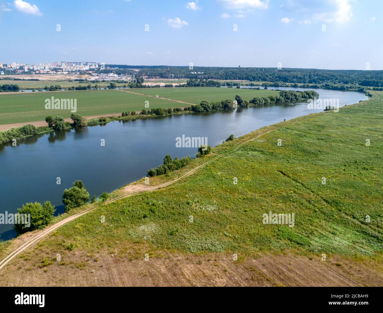 Moskva river aerial hi-res stock photography and images - Alamy
