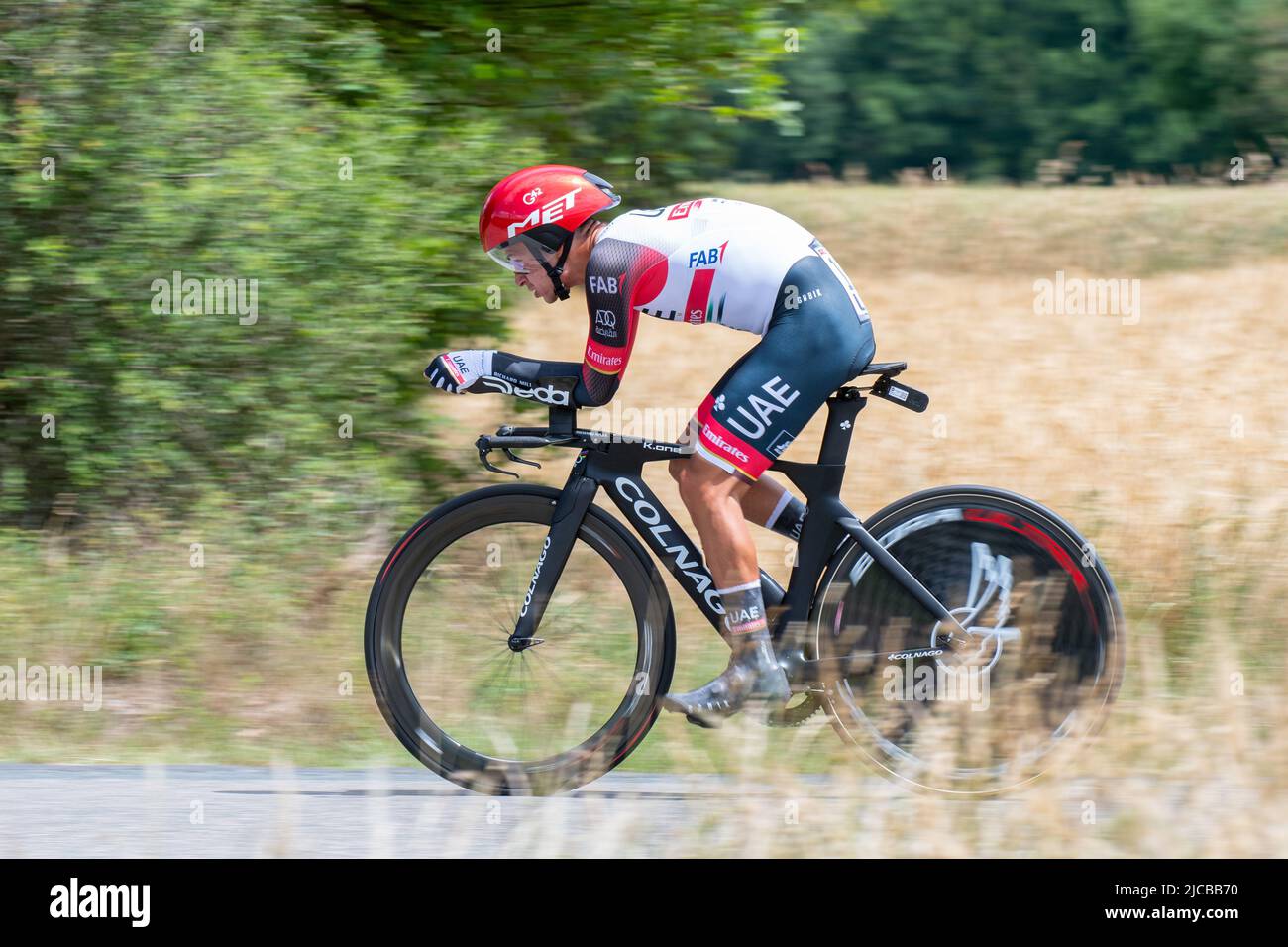 Adres Camillo Ardila Ordonez (Emirates Team) in action on 4th Stage of ...
