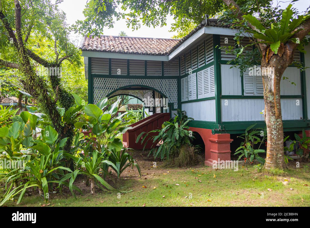 Langkawi, Malaysia - June 7, 2022: Traditional Malay wooden house ...