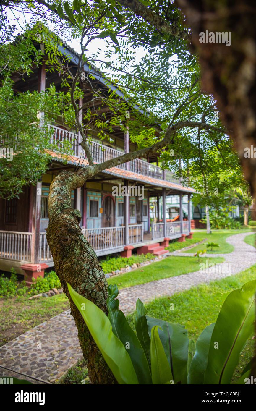 Langkawi, Malaysia - June 7, 2022: Traditional Malay wooden house ...