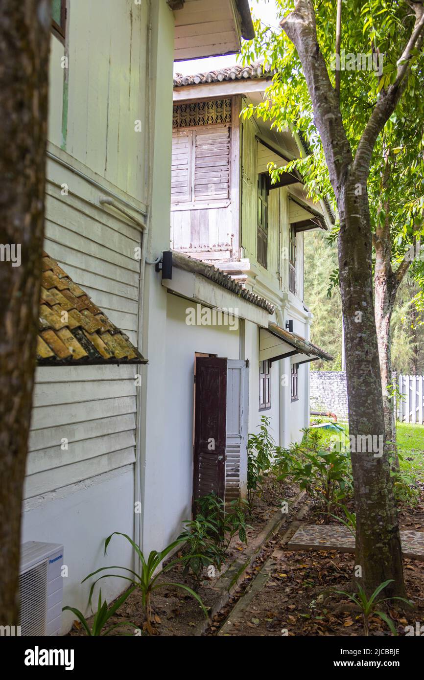 Langkawi, Malaysia - June 7, 2022: Traditional Malay wooden house ...