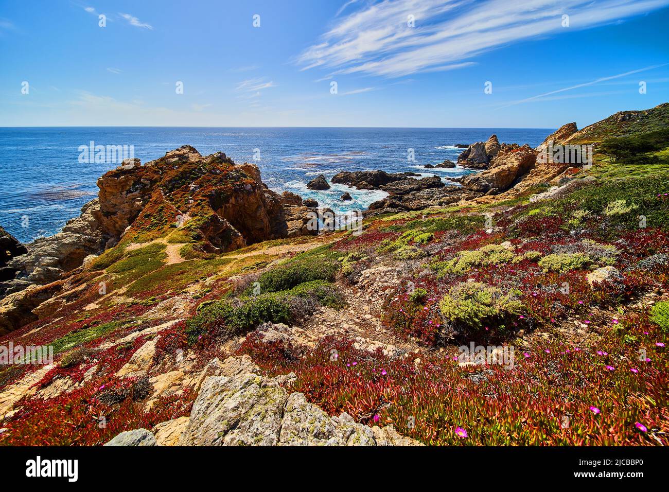 Highland landscape hills flowers hi-res stock photography and images ...