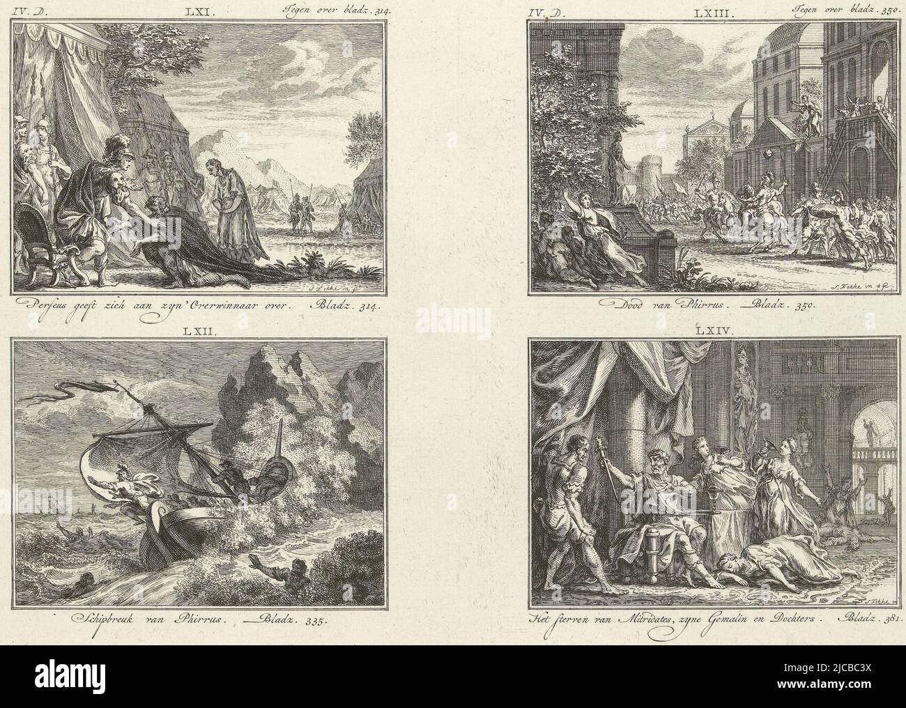 Four classical history illustrations hi-res stock photography and ...