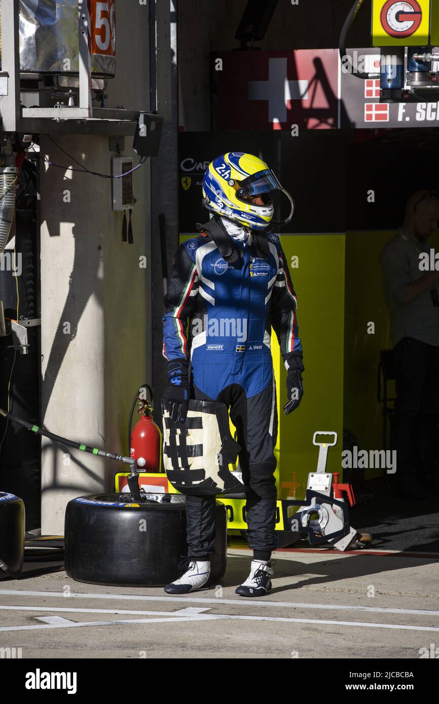 WEST Alexander (fin), Inception Racing, Ferrari 488 GTE Evo, portrait ...