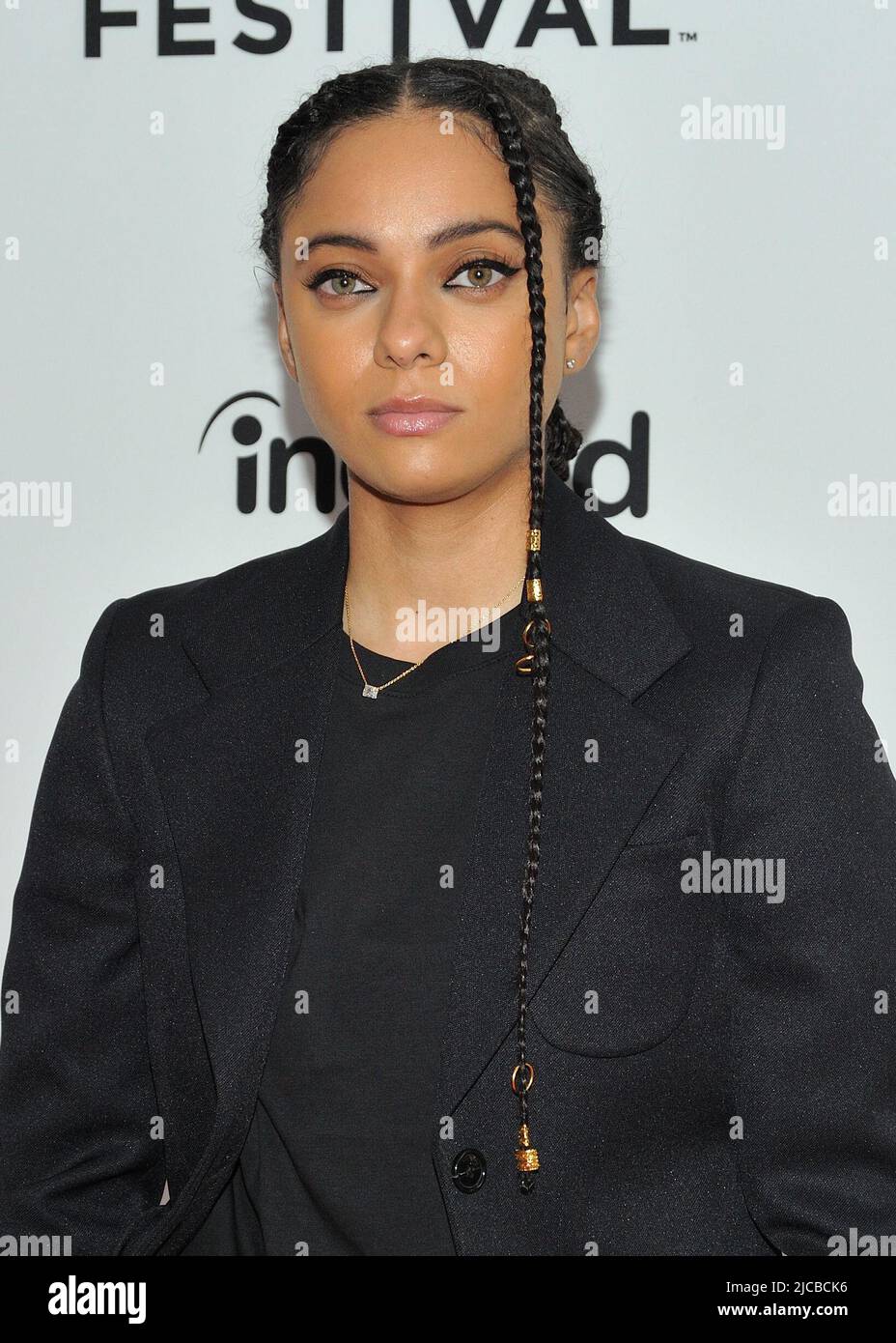 Aleyse Shannon attends the world premiere of Beauty at the Tribeca ...