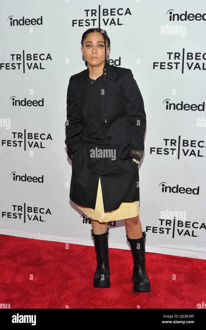 Aleyse Shannon attends the world premiere of Beauty at the Tribeca ...