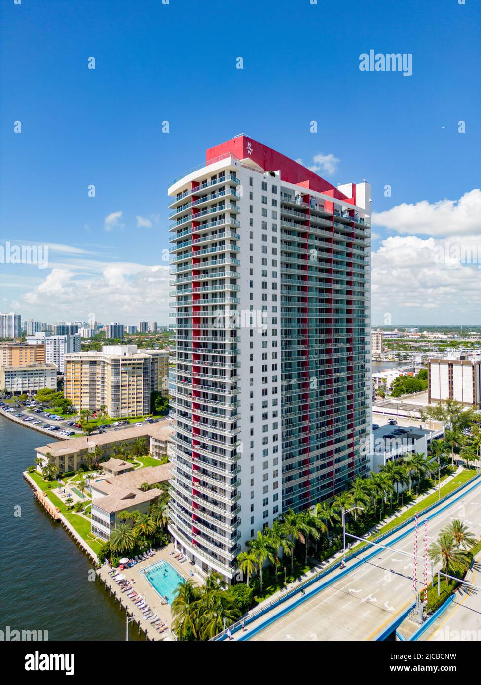 Beachwalk Resort Hallandale Beach FL Stock Photo - Alamy