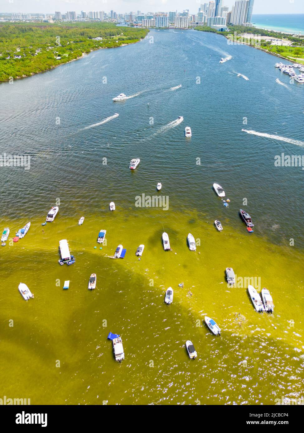 Haulover sandbar miami biscayne bay hi-res stock photography and images ...