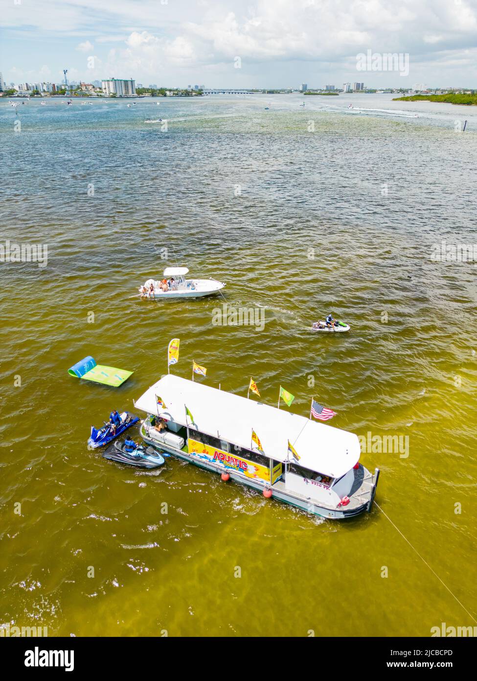 Aquatic Flavors floating restaurant at the Haulover Beach sandbar Miami ... Aquatic Flavors floating restaurant at the Haulover Beach sandbar Miami ...