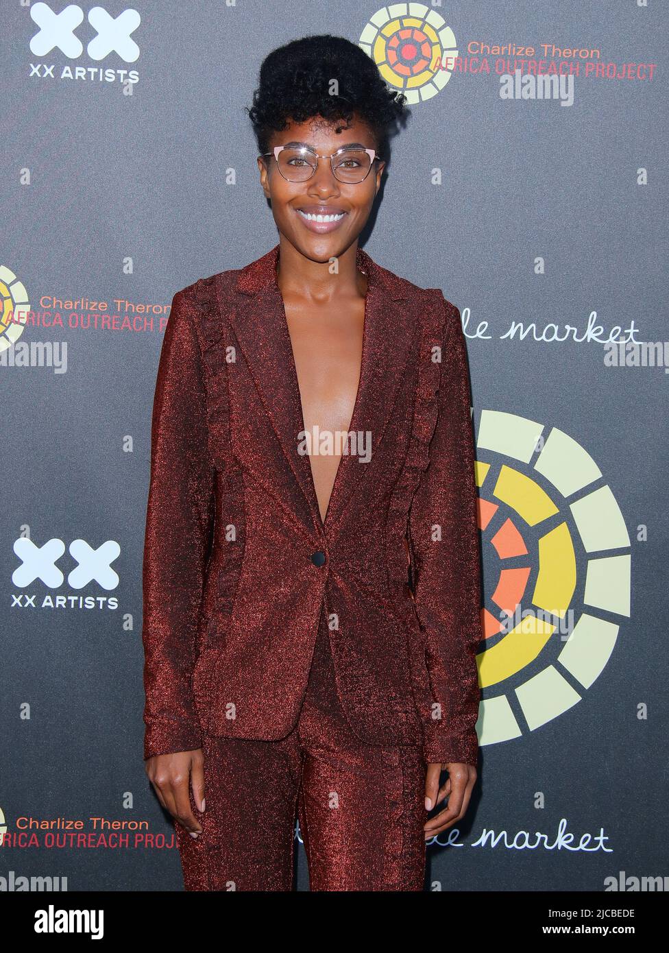 DeWanda Wise arrives at The Charlize Theron Africa Outreach Project ...