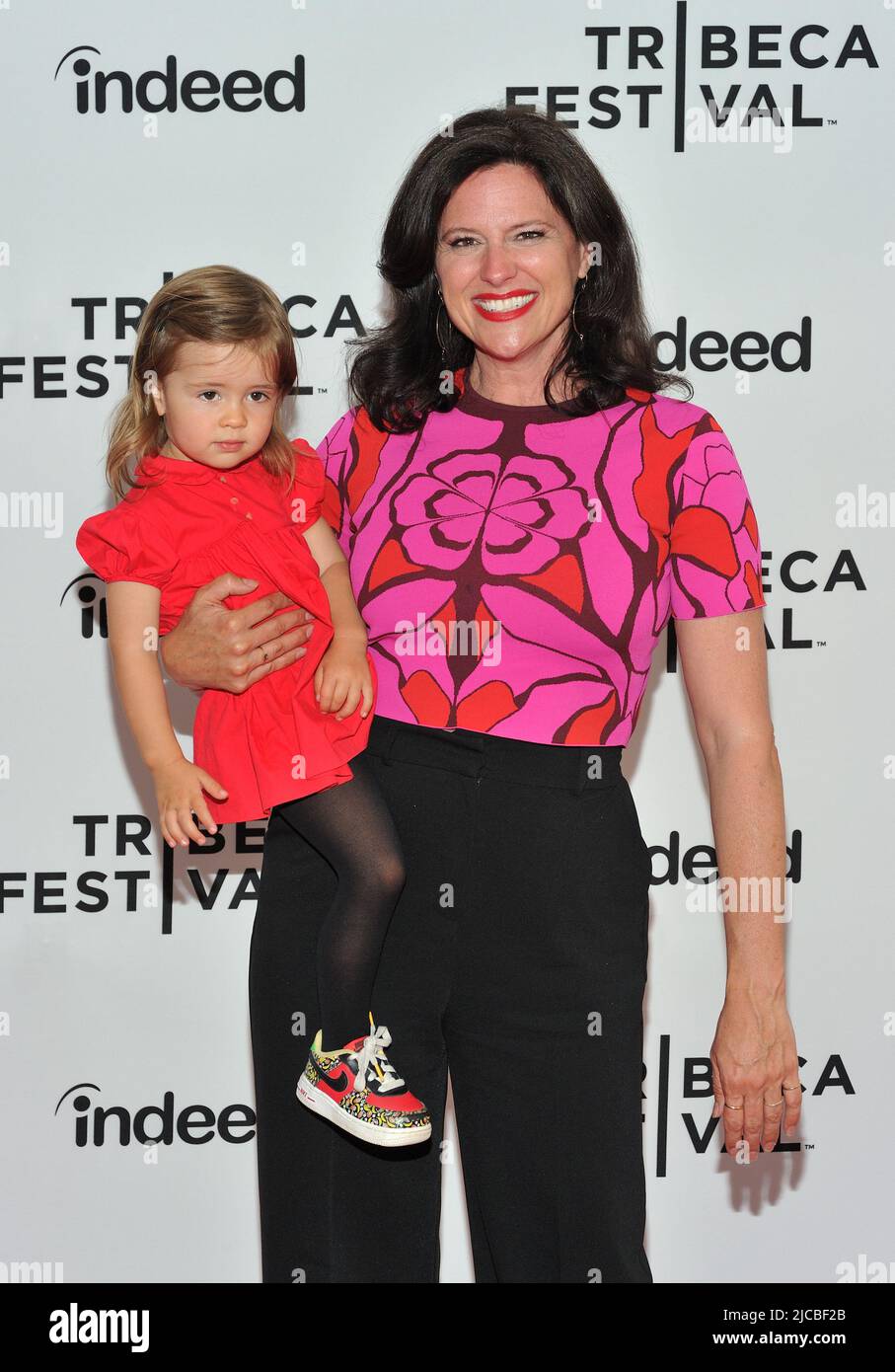 Jennifer Lafleur and daughter attend the world premiere of The Drop at ...