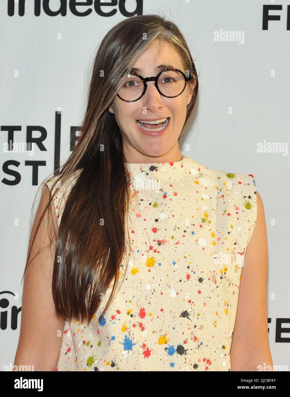 Sarah Adina Smith attends the world premiere of The Drop at the Triebca ...