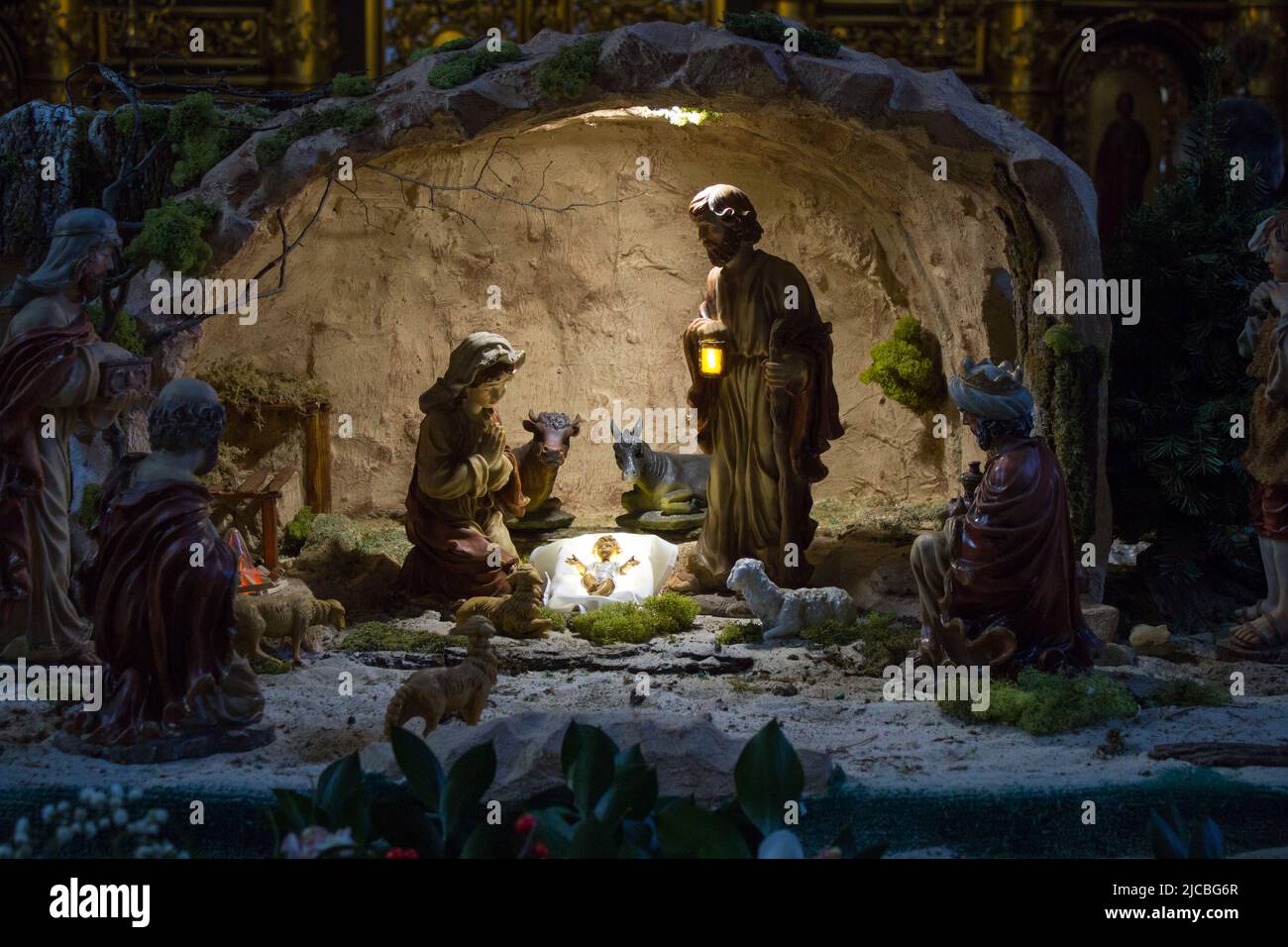 Manger scene hi-res stock photography and images - Alamy