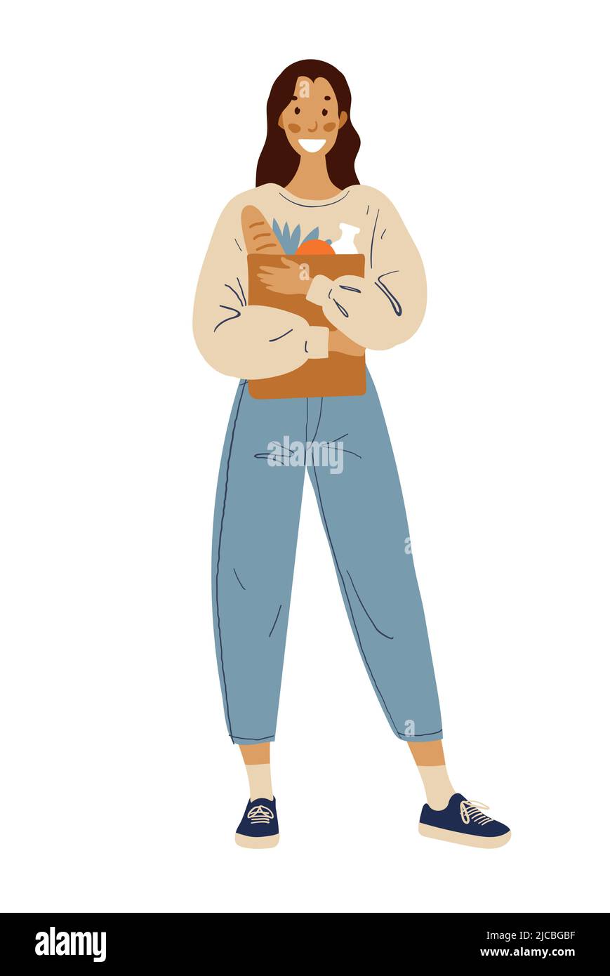 People holding food in Cut Out Stock Images & Pictures - Alamy