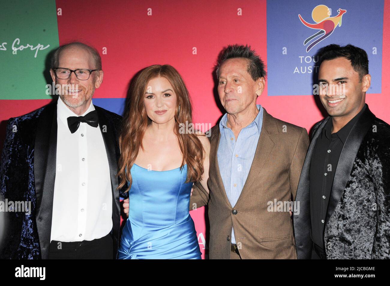 Los Angeles, CA. 11th June, 2022. Brian Grazer, Ron Howard, Isla Fisher ...